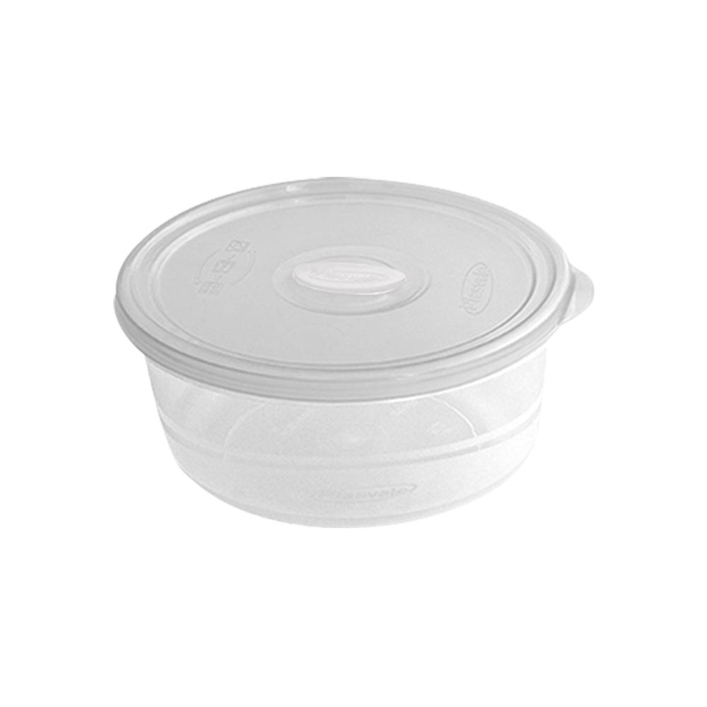 Pote redondo em plástico Plasvale Wave 3 litros. - Cozinha
